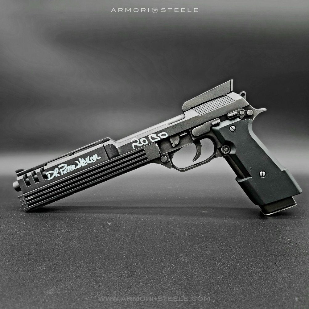 Robocop Signed Premium Auto 9 Pistol Peter Weller Autographed Replica ...
