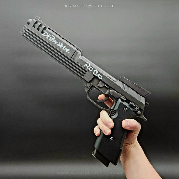 Robocop Signed Premium Auto 9 Pistol Peter Weller Autographed Replica ...