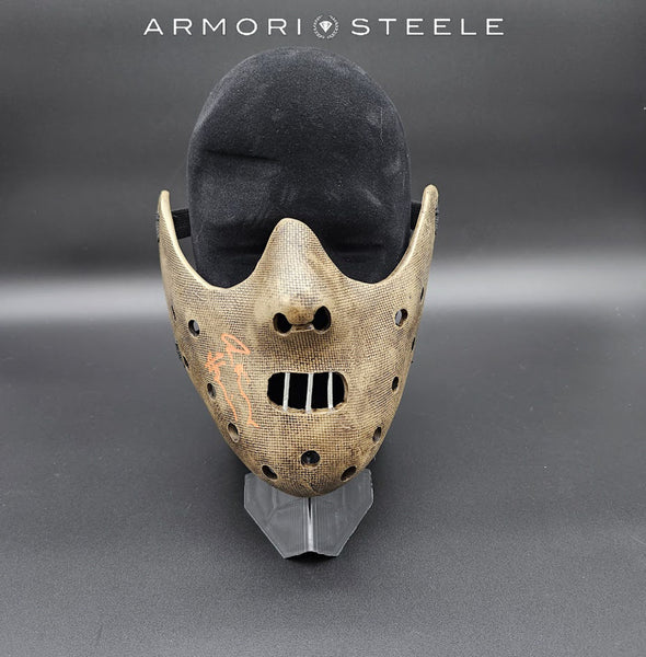 Hannibal Mask Signed by Anthony Hopkins – ARMORI STEELE | Sports ...