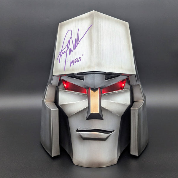 Megatron Signed Transformers Modern Icons Helmet Frank Welker Autograp ...