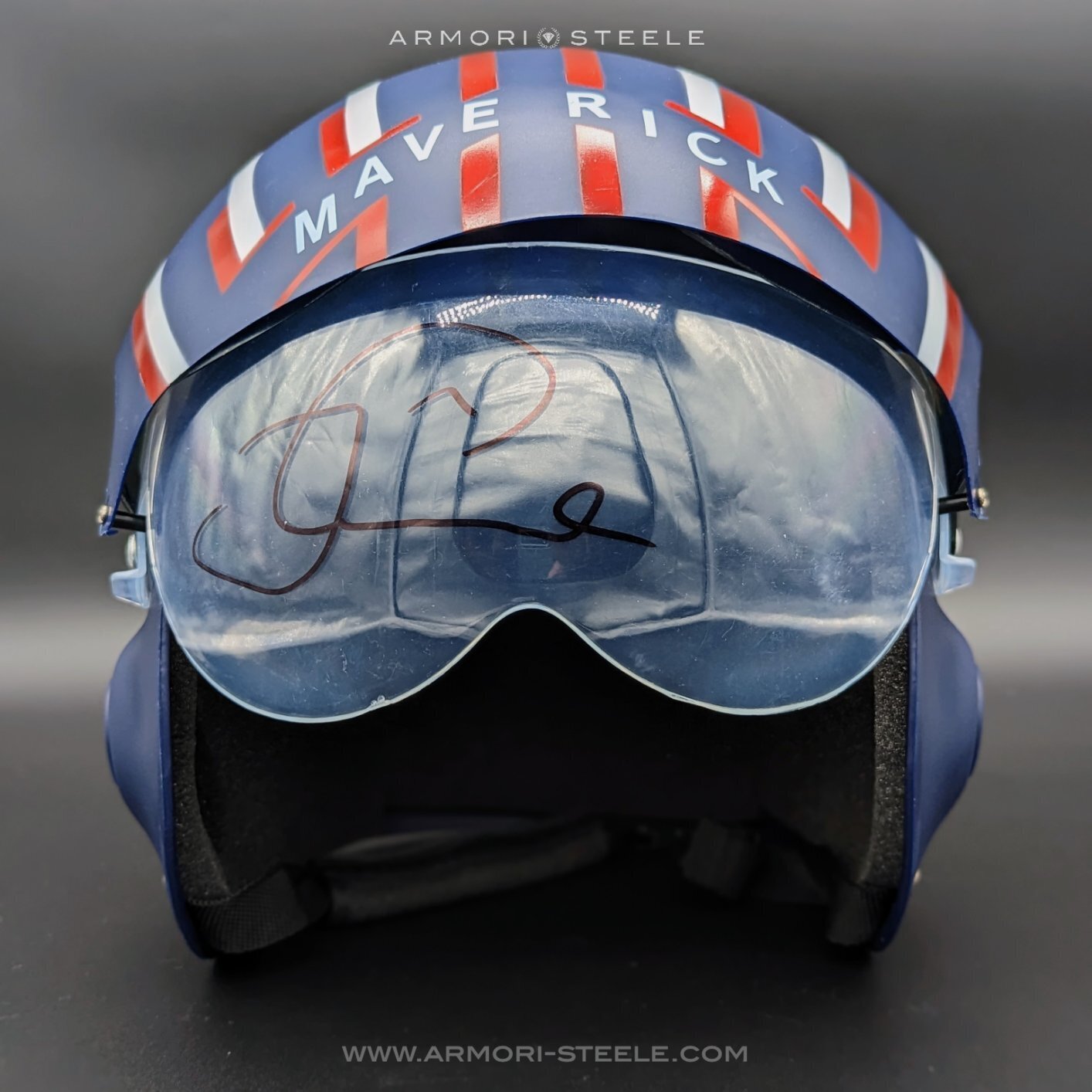 Top Gun Signed Helmet Tom Cruise Autographed Official Deluxe Release A ...
