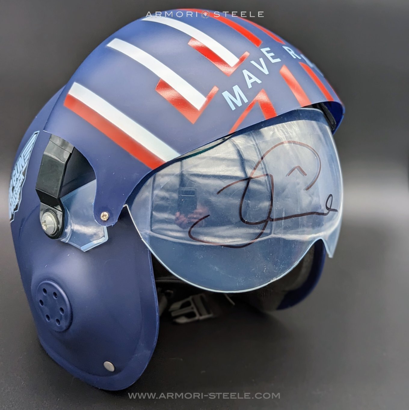 Top Gun Signed Helmet Tom Cruise Autographed Official Deluxe Release A ...