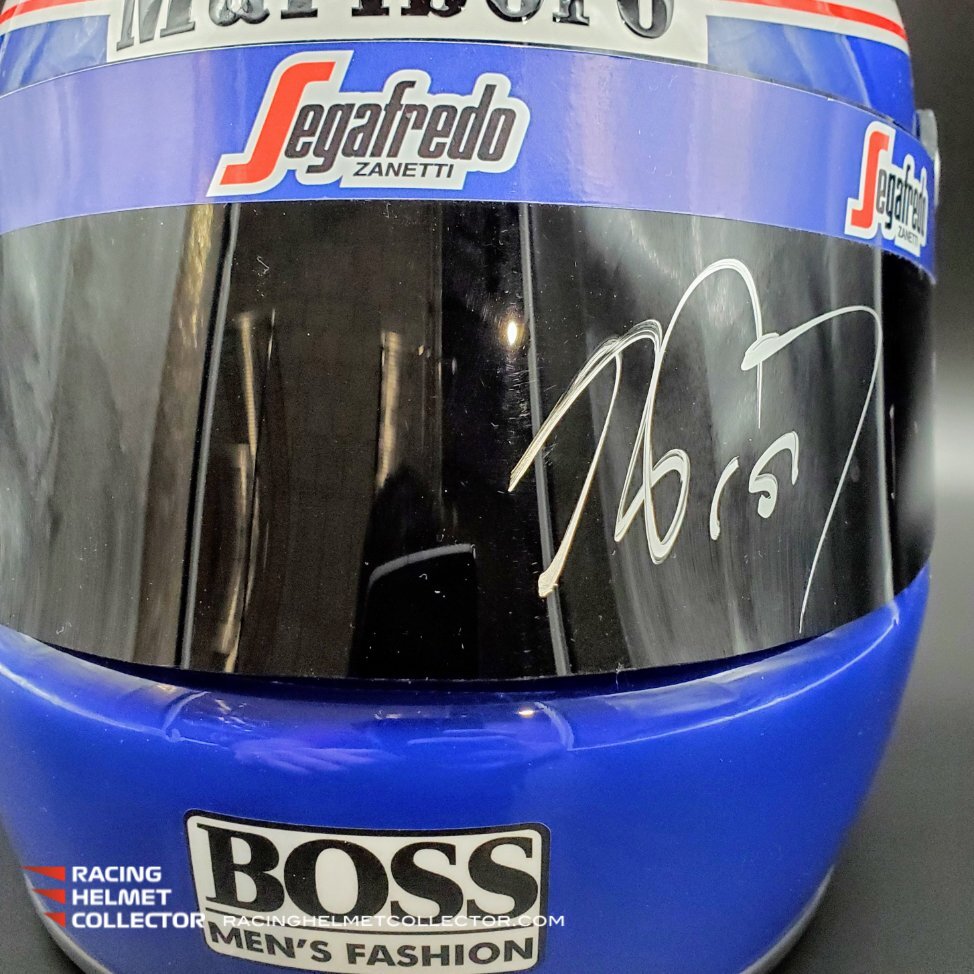 Alain Prost Signed Helmet Visor 1985 Display Tribute Full Scale 1:1 AS ...