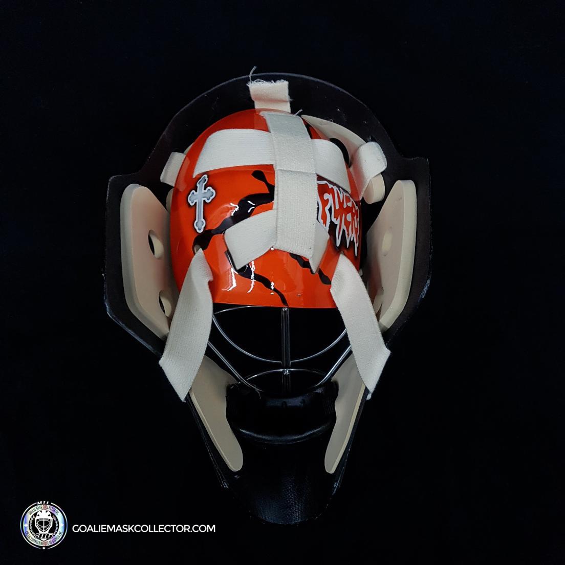 Carter Hart Unsigned Goalie Mask 2021 Philadelphia Venom Carnage ...
