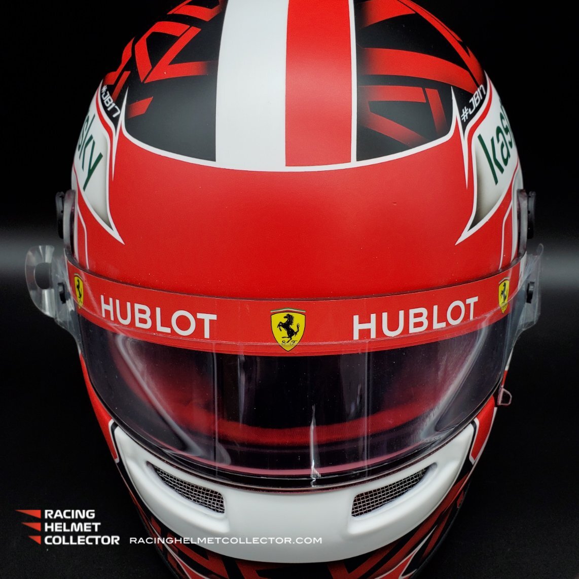Charles Leclerc Helmet Race Worn Used Visor Mounted on Promo Helmet 20 ...