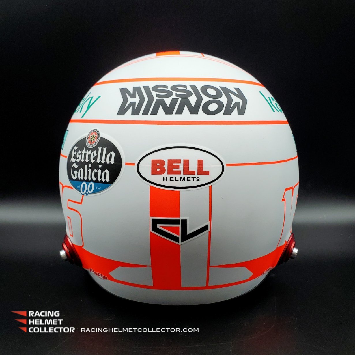 Charles Leclerc Helmet Race Worn Used Visor 2021 Mounted on Promo Helm ...