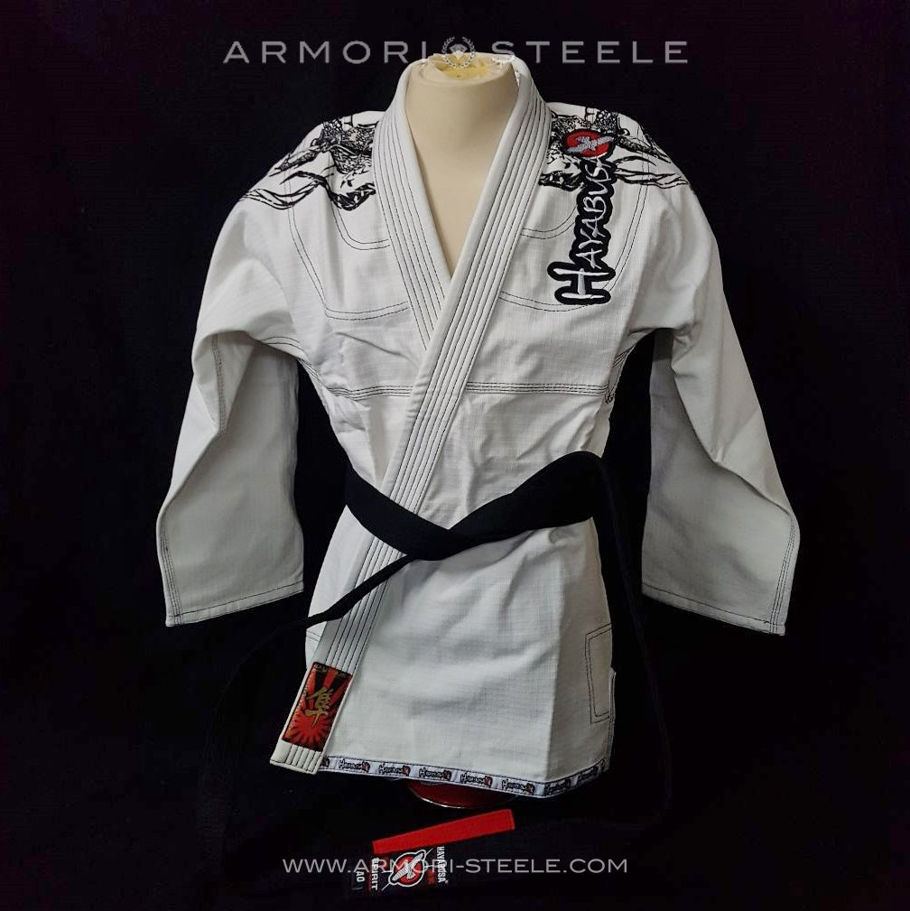 Georges St-Pierre GSP Signed Gi Jiu-Jitsu Karate Uniform Hayabusa Whit ...
