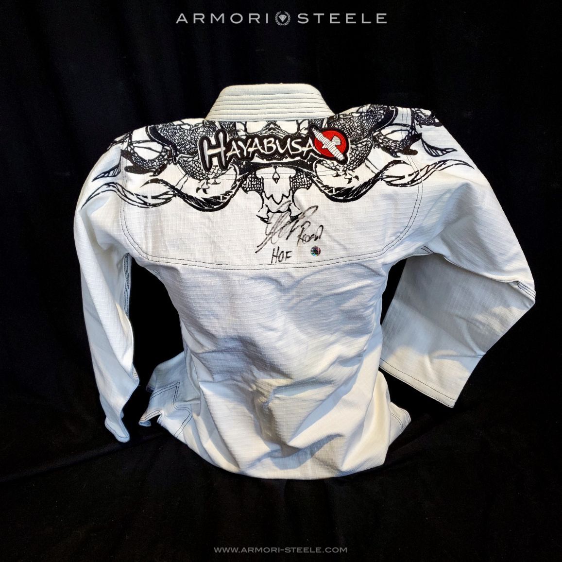 Georges St-Pierre GSP Signed Gi Jiu-Jitsu Karate Uniform Hayabusa Whit ...