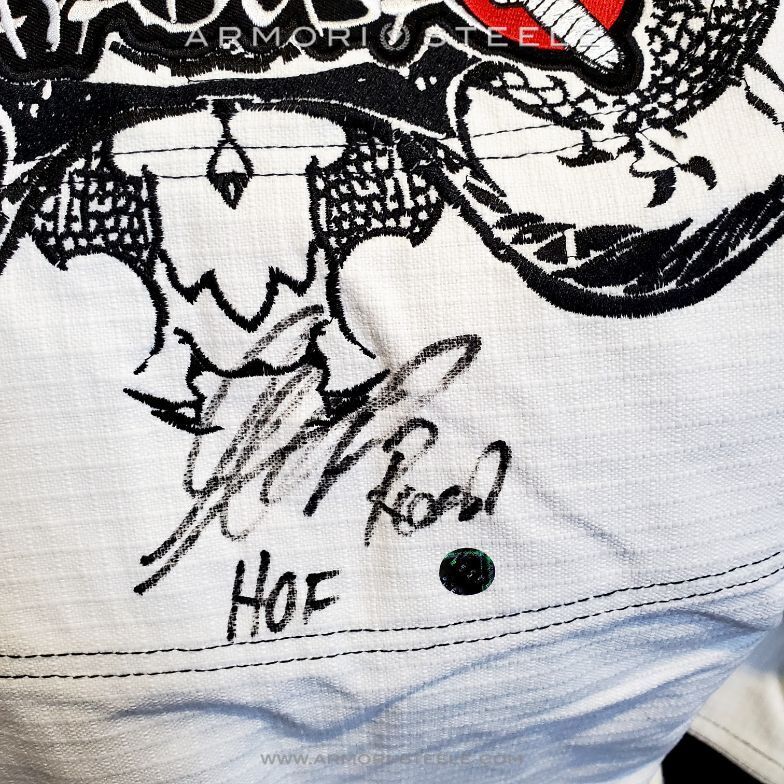 Georges St-Pierre GSP Signed Gi Jiu-Jitsu Karate Uniform Hayabusa Whit ...