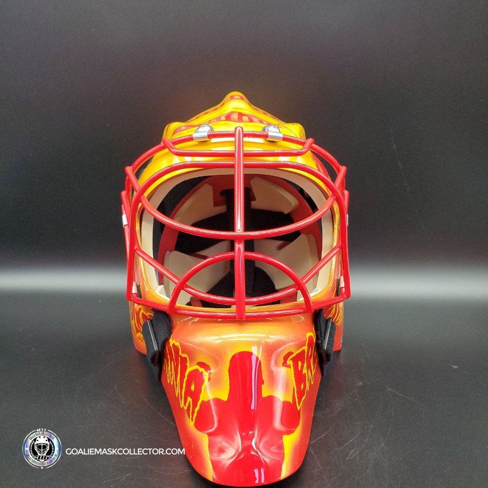 Hulk Hogan Signed Goalie Mask WWF Hulkamania Tribute Signature Edition ...
