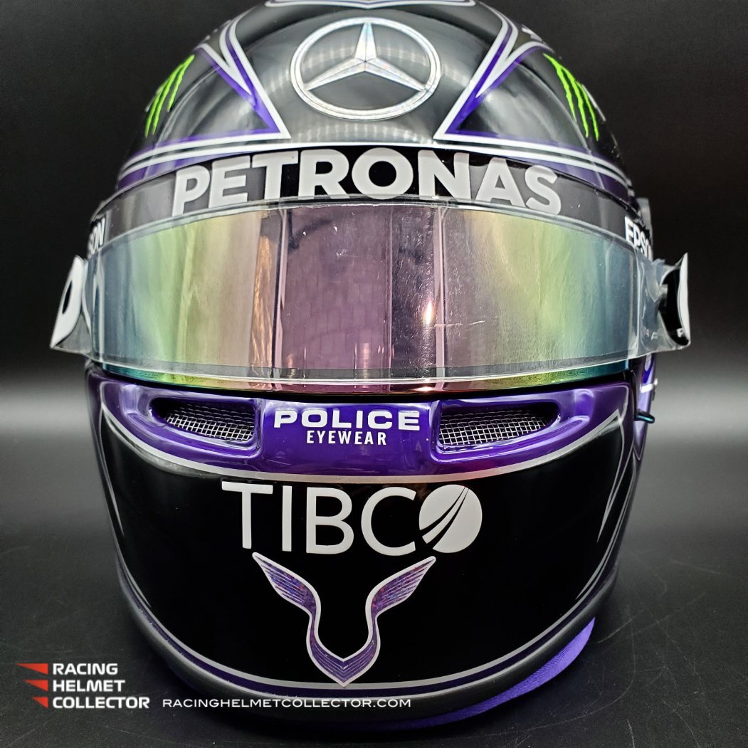 Lewis Hamilton Helmet Race Worn Used Visor Mounted On Promo Helmet PHO ...
