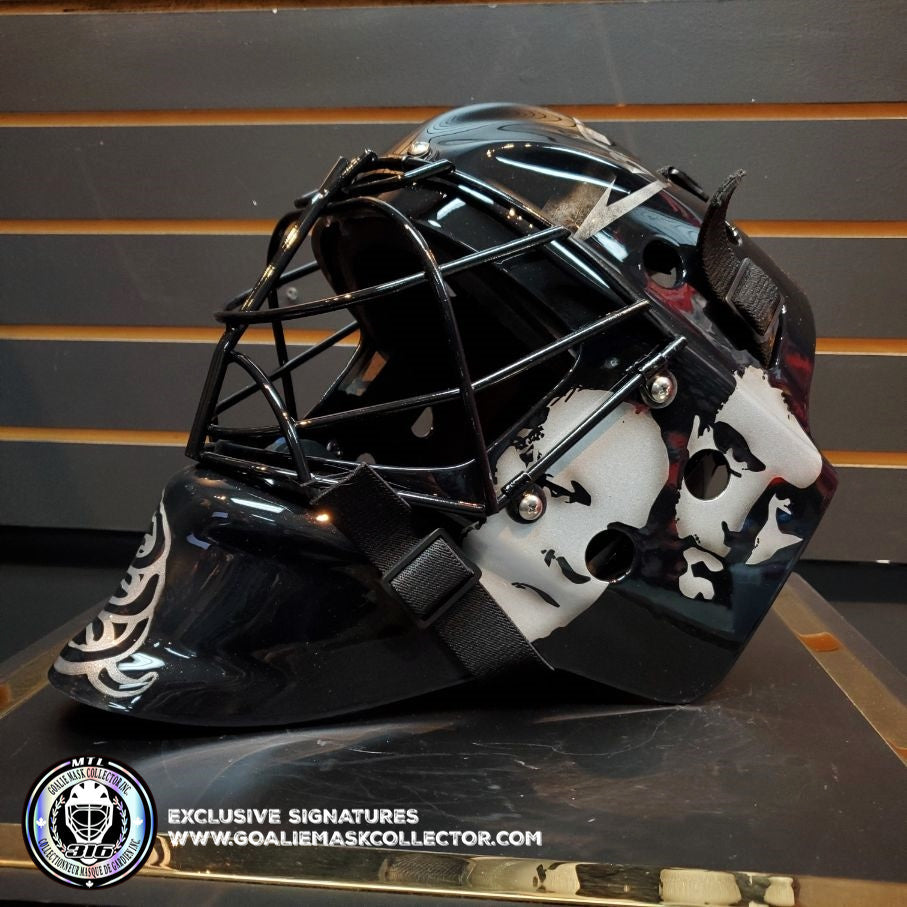 Metallica Goalie Mask Unsigned Black Album Tribute – ARMORI STEELE ...