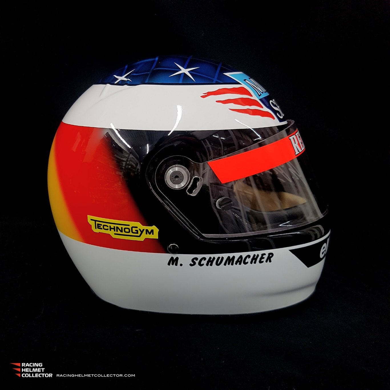 Michael Schumacher Signed Helmet Visor 1995 Inscribed Helmet Champions ...