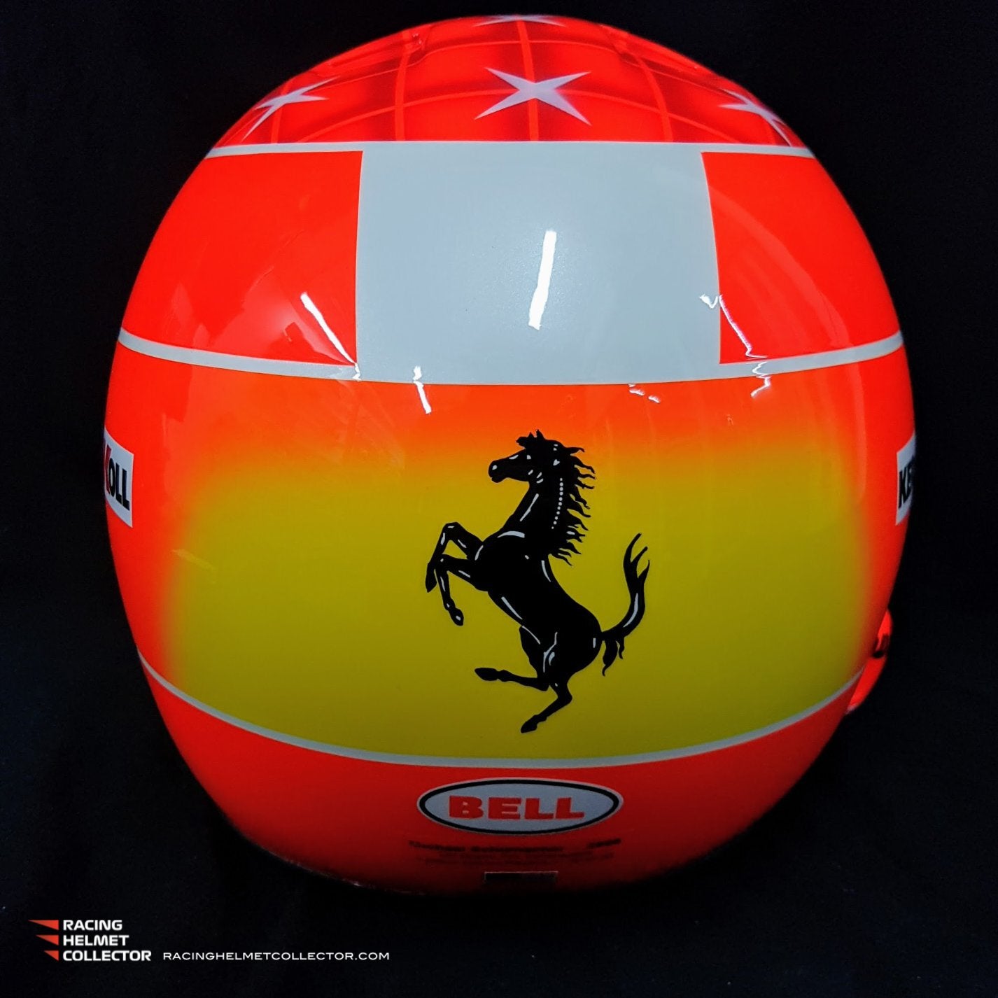Michael Schumacher Signed Helmet Visor 2000 USGP Version BELL Limited ...