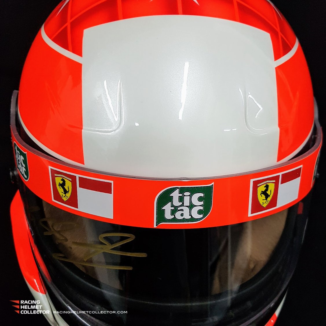 Michael Schumacher Signed Helmet Visor 2000 USGP Version BELL Limited ...