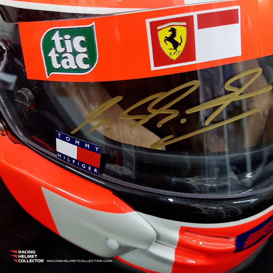 Michael Schumacher Signed Helmet Visor 2000 USGP Version BELL Limited ...