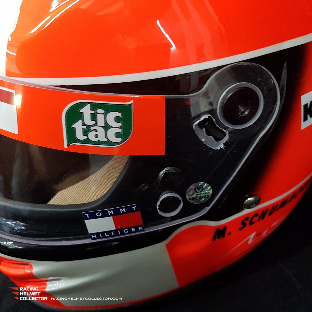 Michael Schumacher Signed Helmet Visor 2000 USGP Version BELL Limited ...