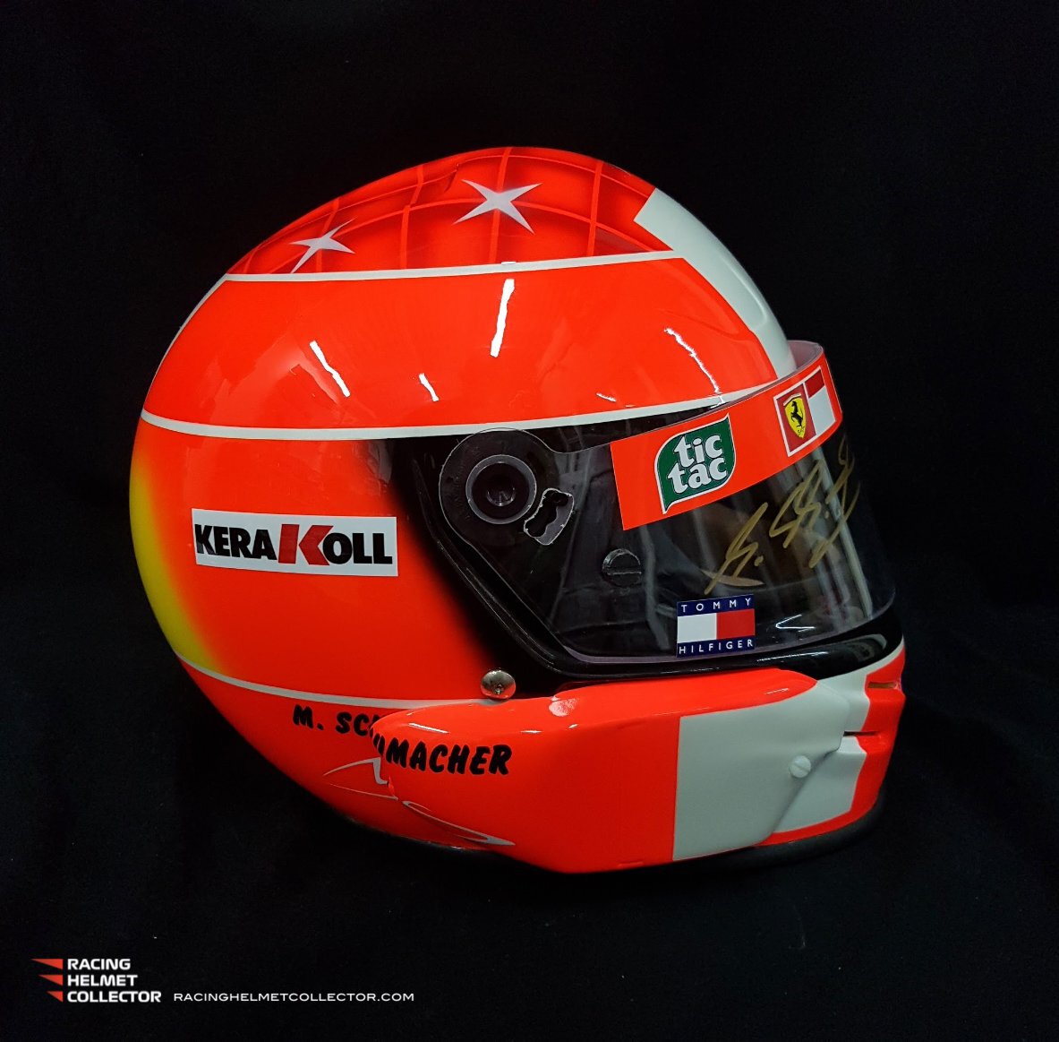Michael Schumacher Signed Helmet Visor 2000 USGP Version BELL Limited ...
