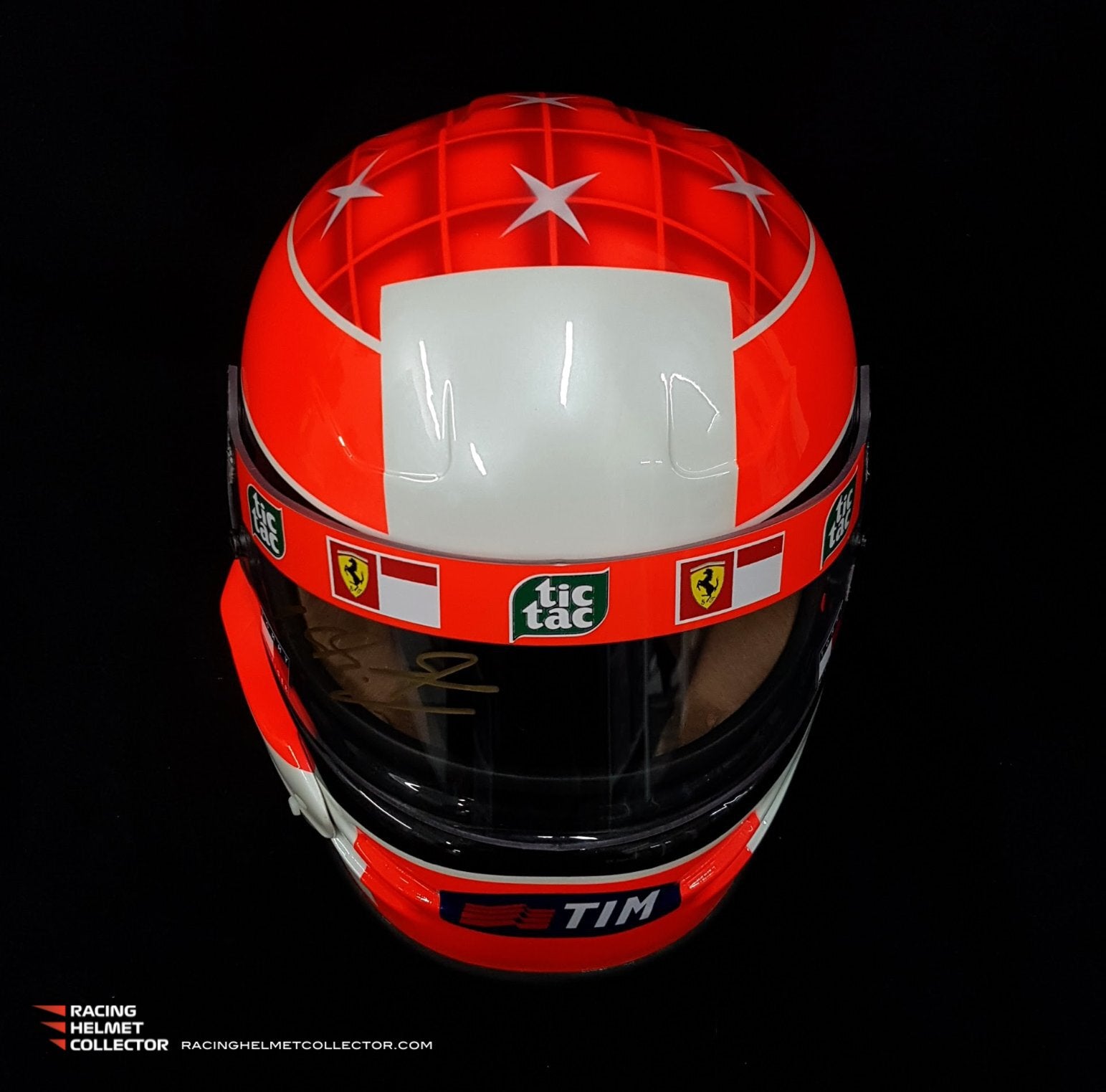 Michael Schumacher Signed Helmet Visor 2000 USGP Version BELL Limited ...