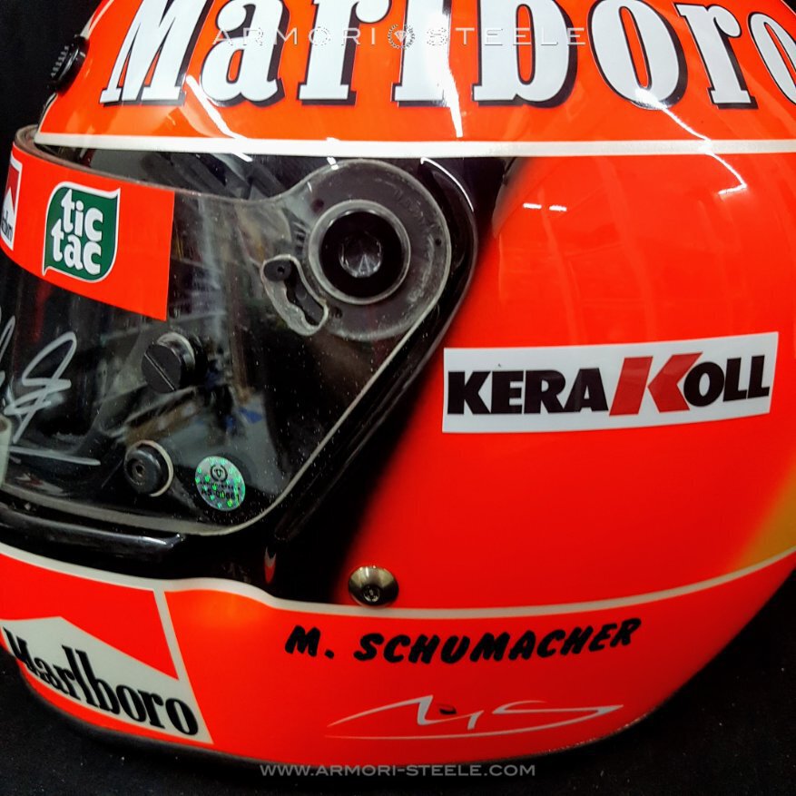 Michael Schumacher Signed Helmet 2003 Tribute CS Edition on BELL Helme ...