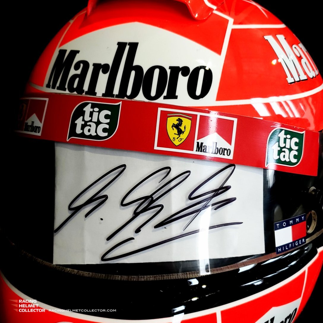 Michael Schumacher Signed Helmet Visor 2004 Display Tribute Autographe ...