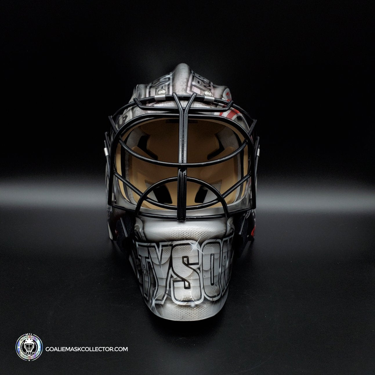 Mike Tyson Signed Goalie Mask Iron Mike Tribute Signature Edition Auto ...