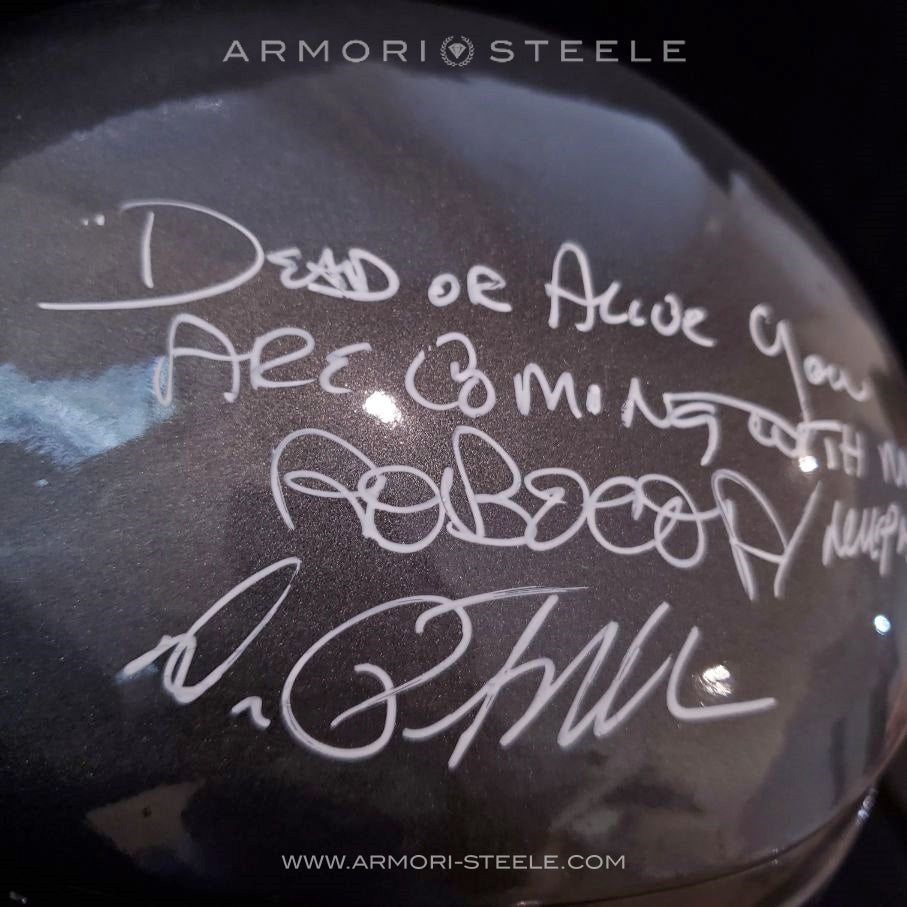 ROBOCOP HELMET SIGNED BY PETER WELLER STANDARD EDITION FULL SCALE 1:1 ...