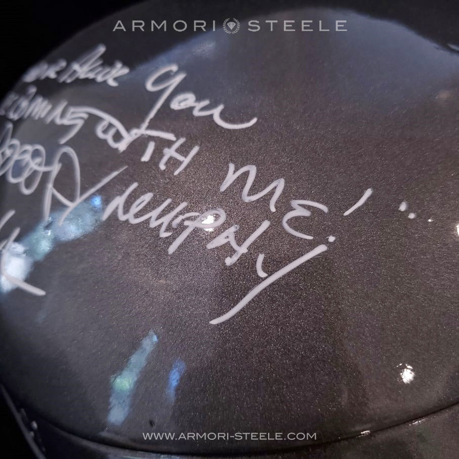 ROBOCOP HELMET SIGNED BY PETER WELLER STANDARD EDITION FULL SCALE 1:1 ...
