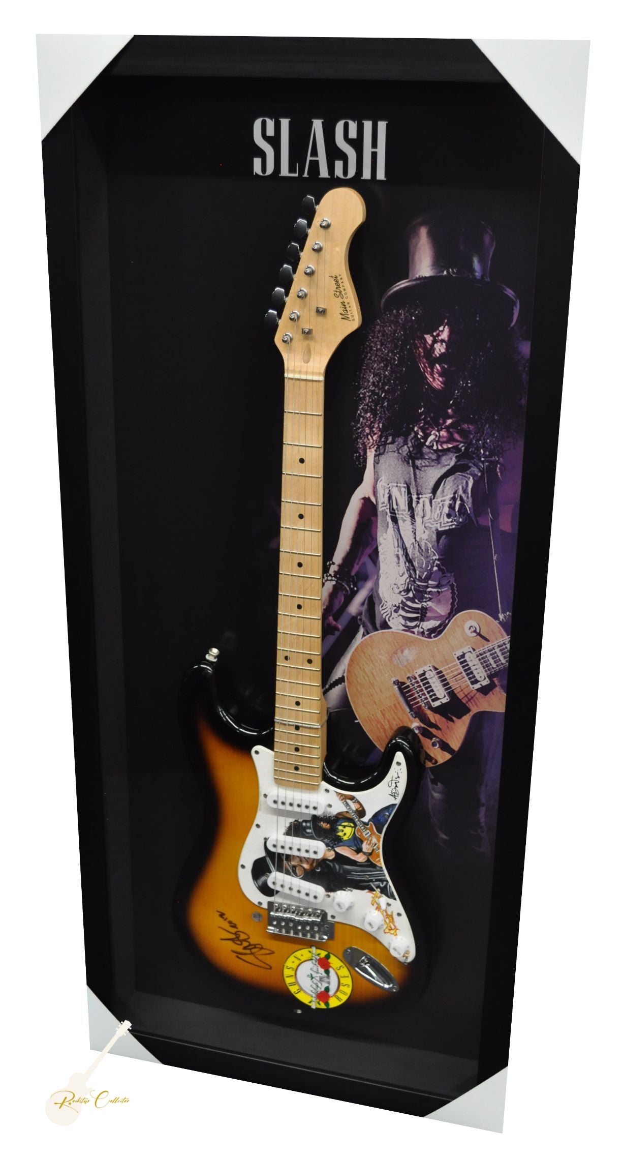 Slash Guns N' Roses Signed Guitar Hand Painted Art Frame Premium Autog ...
