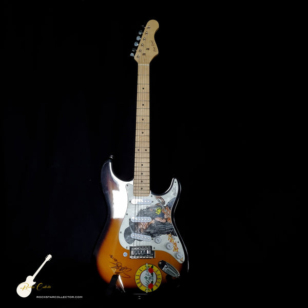 Slash Guns N' Roses Signed Guitar Hand Painted Art Frame Premium Autog ...