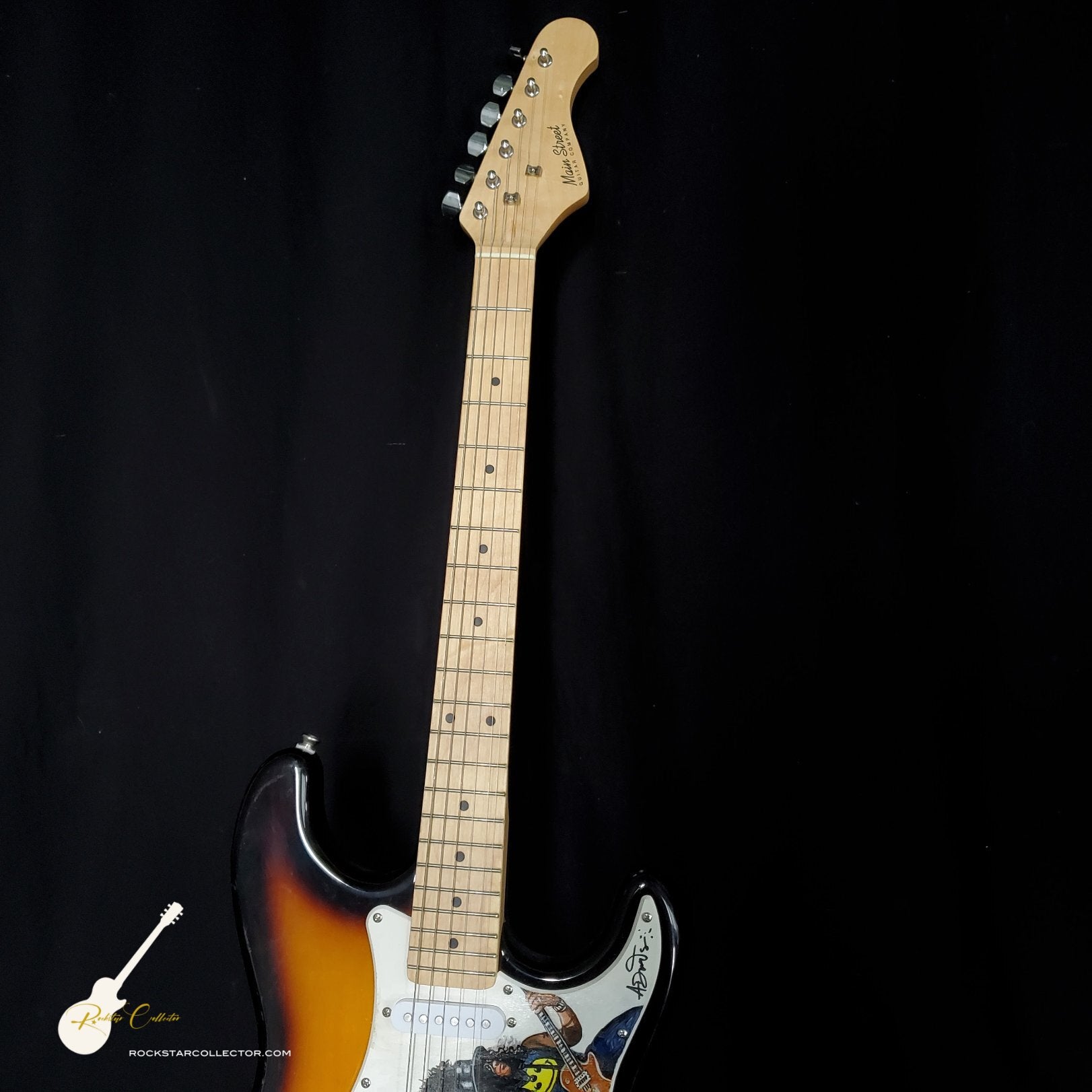 Slash Guns N' Roses Signed Guitar Hand Painted Art Frame Premium Autog ...