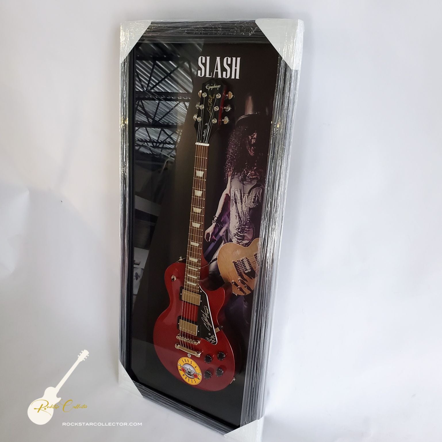 Slash + Steven Adler Guns N' Roses Signed Guitar Frame Premium Autogra ...