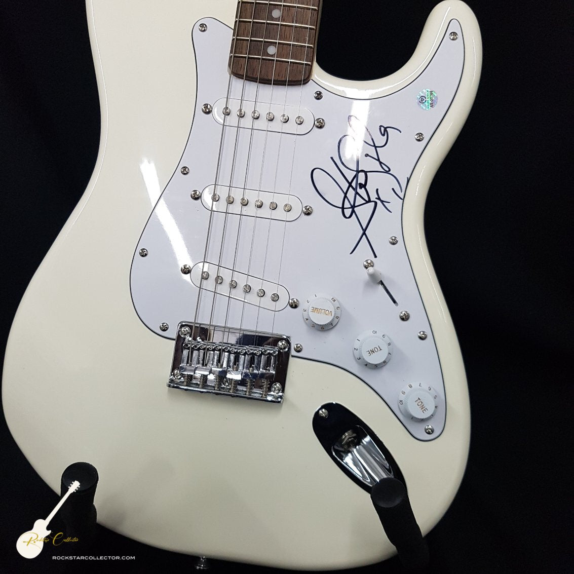 Steven Tyler Aerosmith Signed Guitar Premium Frame Autographed Fender ...