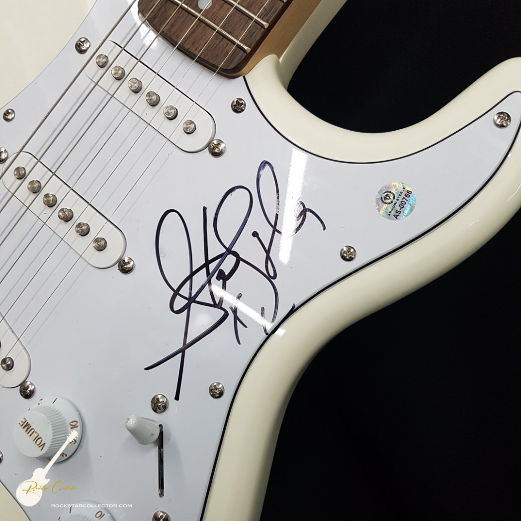 Steven Tyler Aerosmith Signed Guitar Premium Frame Autographed Fender ...