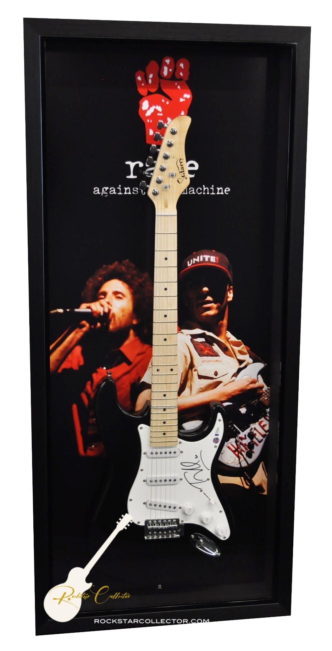 Tom Morello Rage Against The Machine Signed Guitar Frame Premium Autog ...